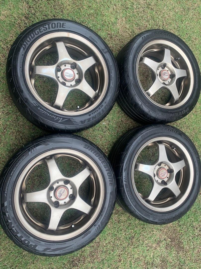RIM ENKEI GTA 16" 4x100 MADE IN JAPAN, Auto Accessories on Carousell
