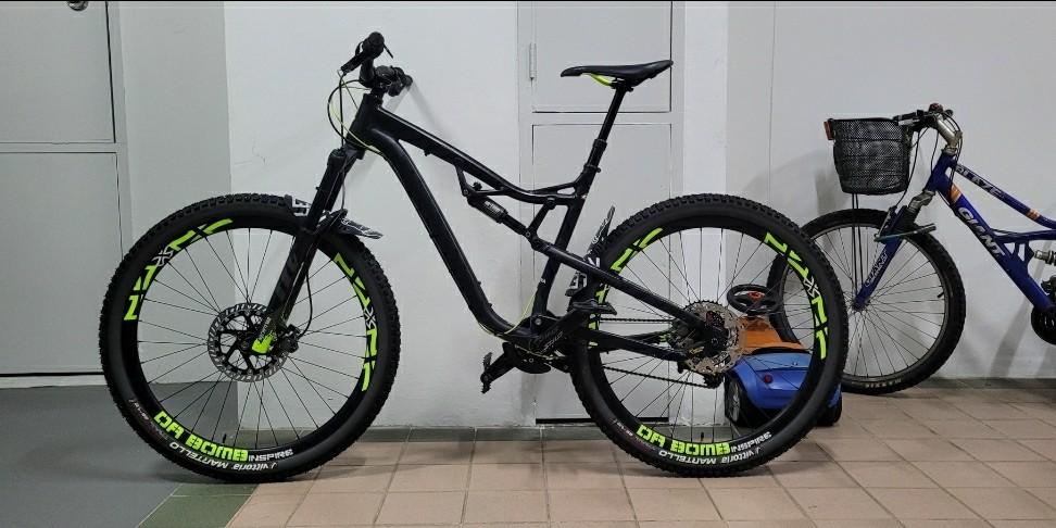 Rockrider AM100S full suspension frame, Sports Equipment, Bicycles ...