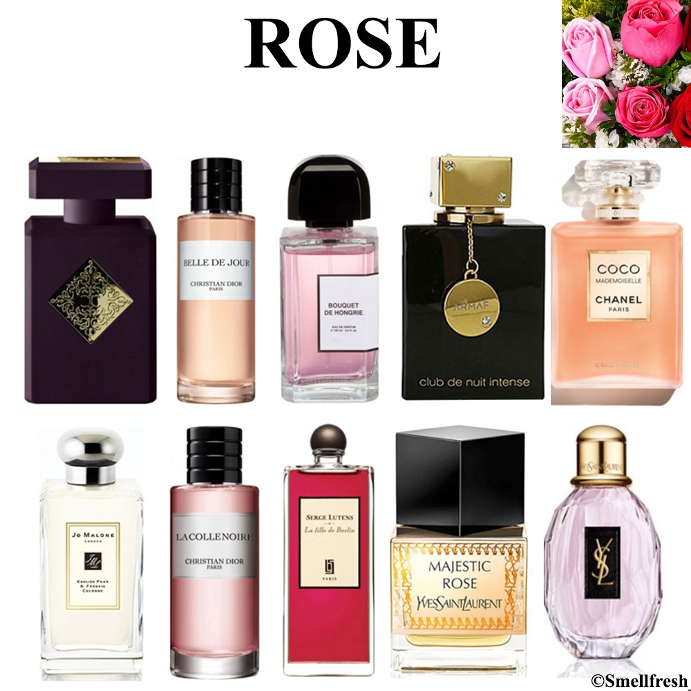 Rose Perfume Decants : Belle De Jour / Bouquet De Hongrie / CD Intense ...