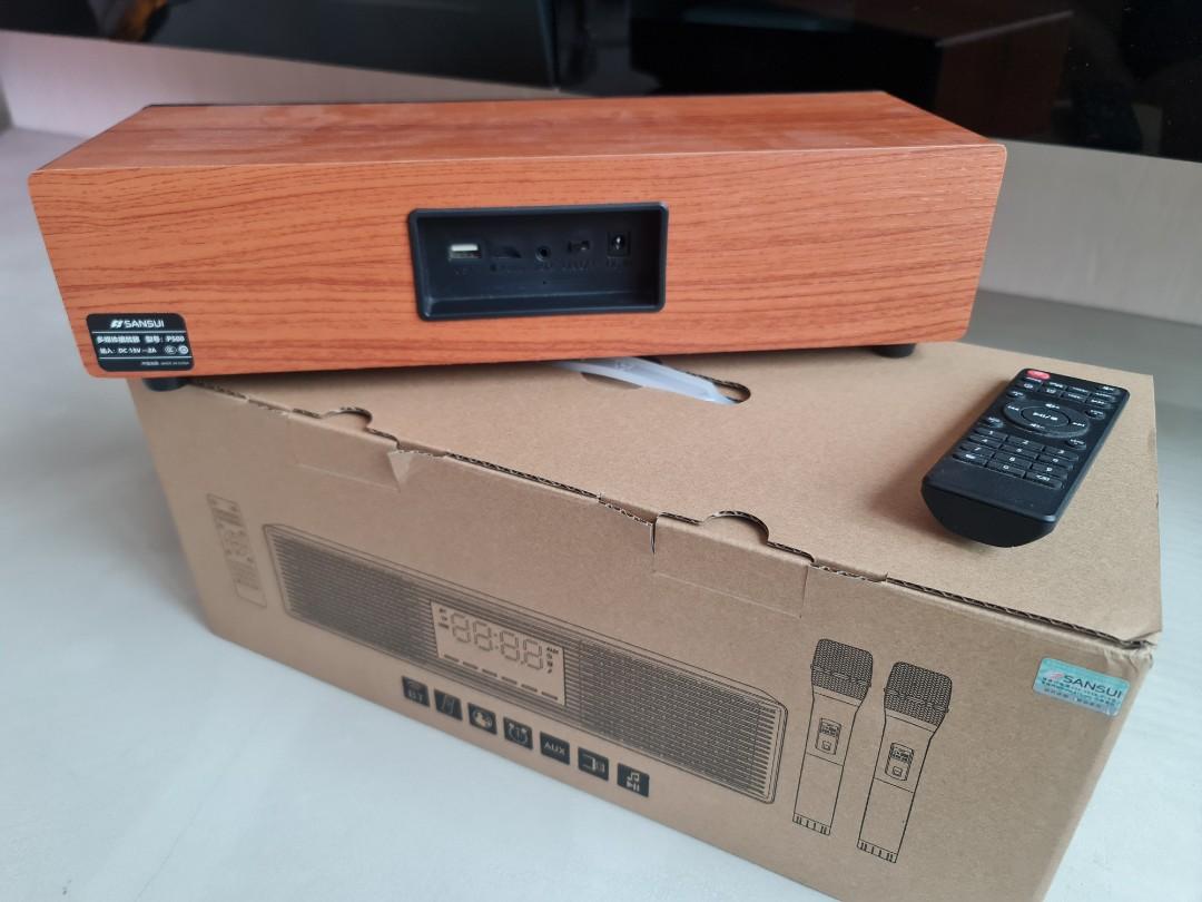 Sansui P500 Karaoke speaker + mic, Audio, Soundbars, Speakers ...