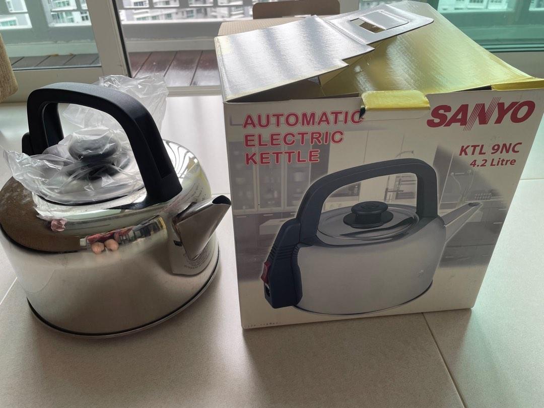 Sanyo electric kettle KTL 9NC 4.2L, Furniture & Home Living, Kitchenware & Tableware, Cookware ...