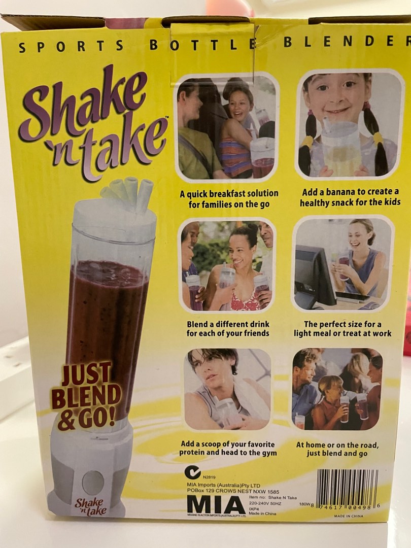 Shake N Take Milk Shake Blender奶昔攪拌機, 家庭電器, 廚房電器, 榨汁機及攪拌機 - Carousell