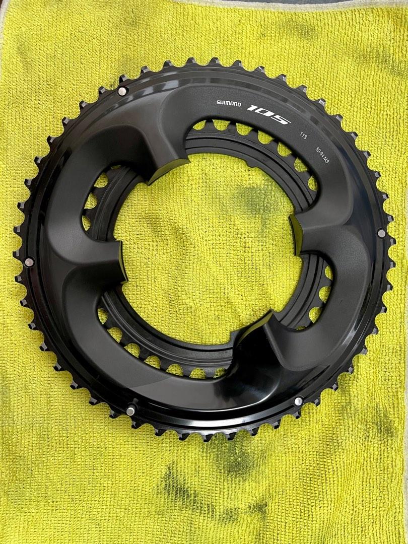Shimano 105 R7000 50/34T Chainrings, Sports Equipment, Bicycles & Parts ...