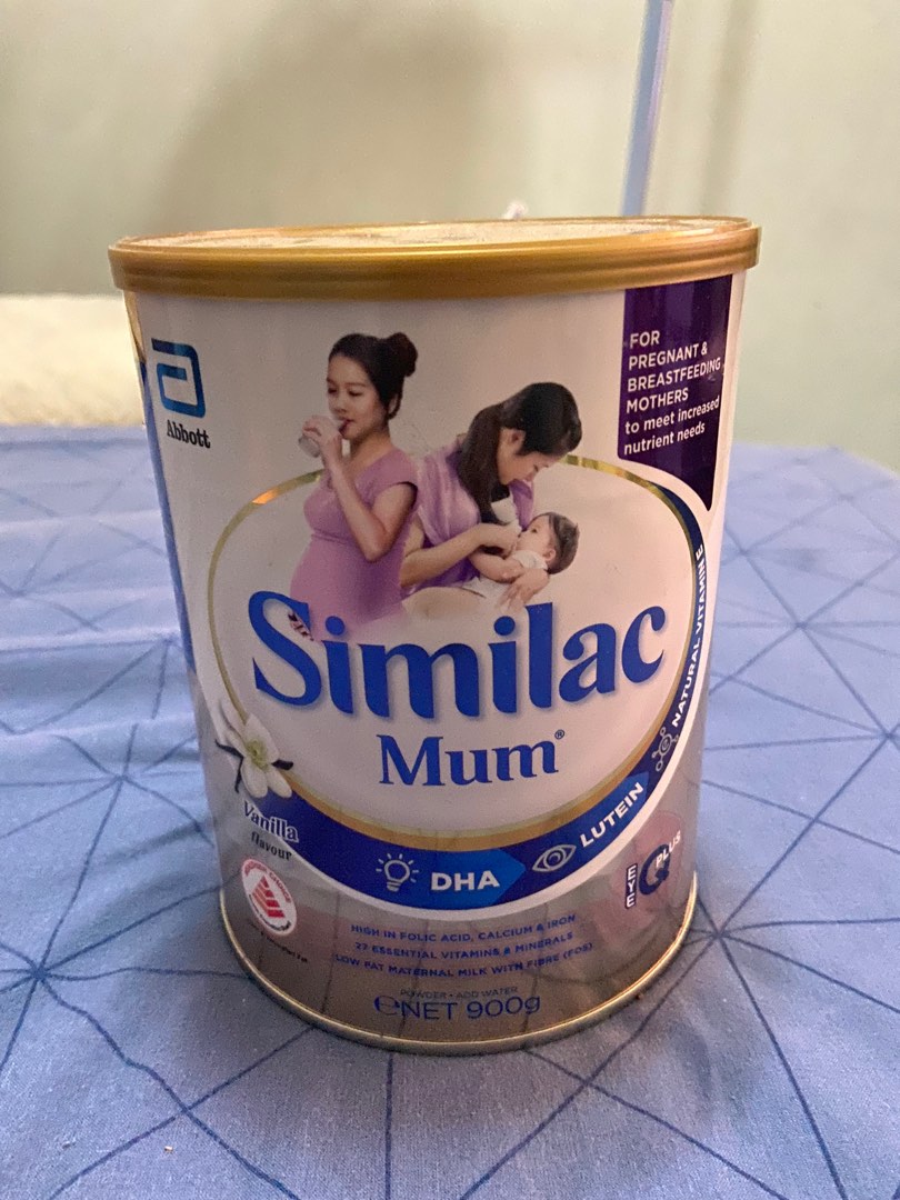 Similac Mum Vanilla Flavour 900g, Health & Nutrition, Health ...