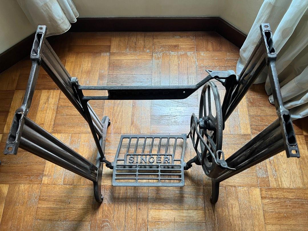 Singer Sewing Machine table legs Authentic vintage, Furniture & Home ...