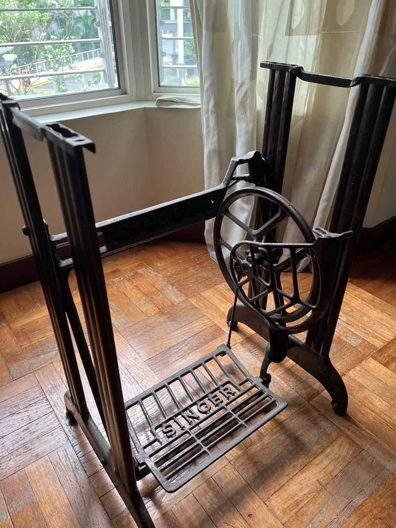 Singer Sewing Machine table legs Authentic vintage, Furniture & Home ...