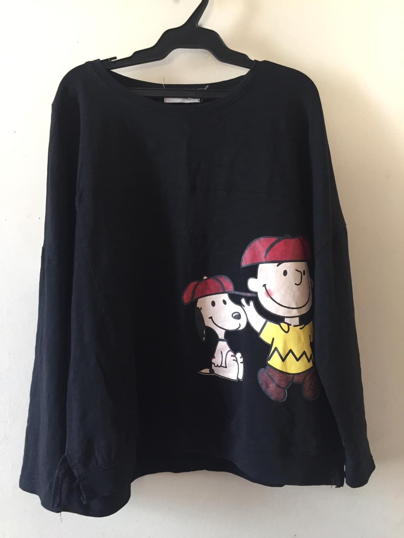 SNOOPY LONG SLEEVE, Women's Fashion, Coats, Jackets and Outerwear on ...