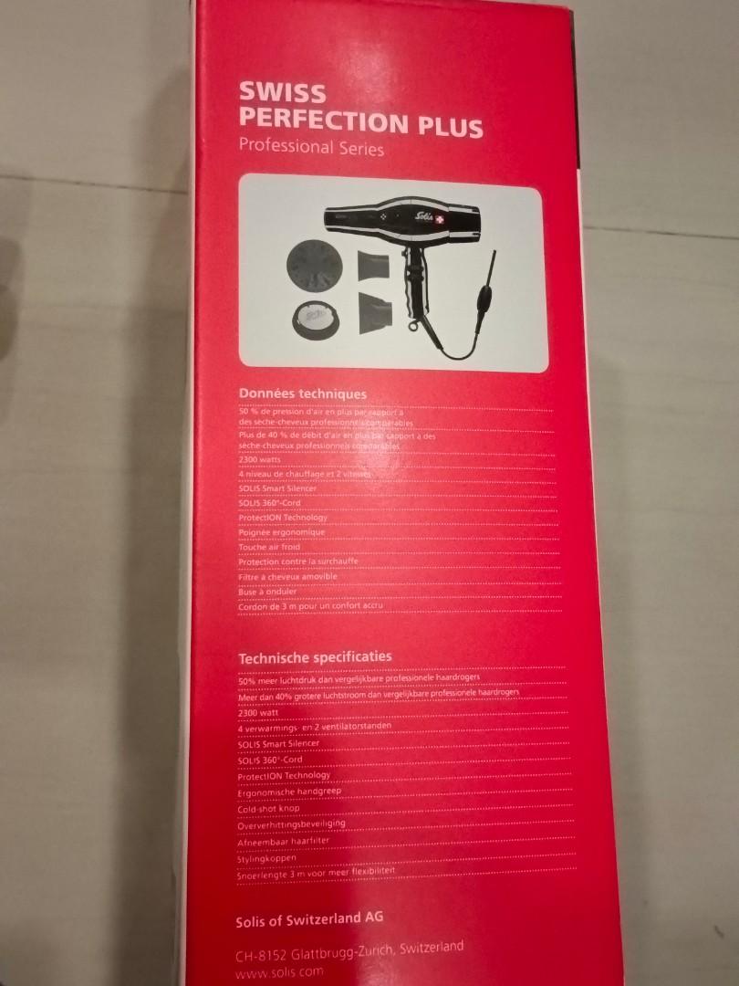 Solis(Swiss) Hair Dryer, Luxury, Accessories on Carousell