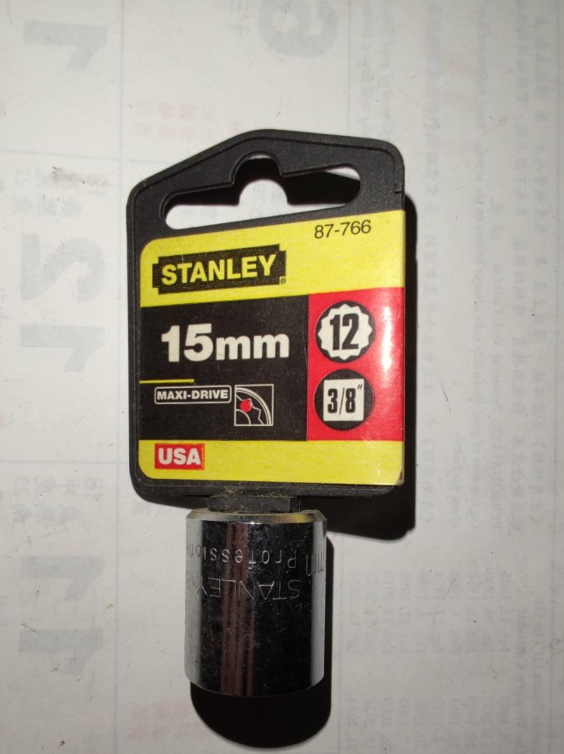 Stanley 87-766 3/8" Drive 15mm 12-point Metric Socket, Commercial ...