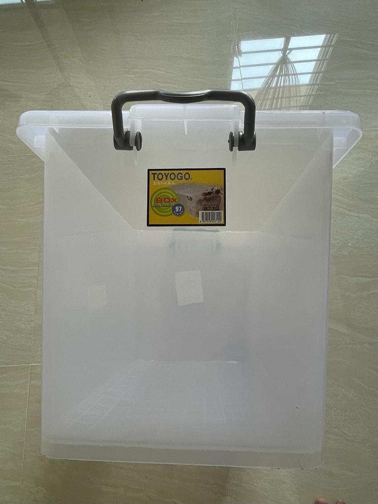 Storage box Toyogo container, Furniture & Home Living, Home Improvement ...