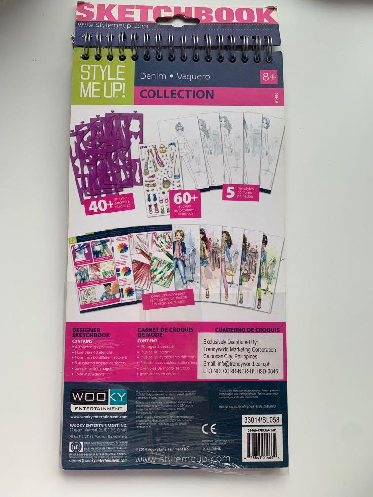 Style Me Up Stencil Fashion - Denim, Hobbies & Toys, Books & Magazines ...