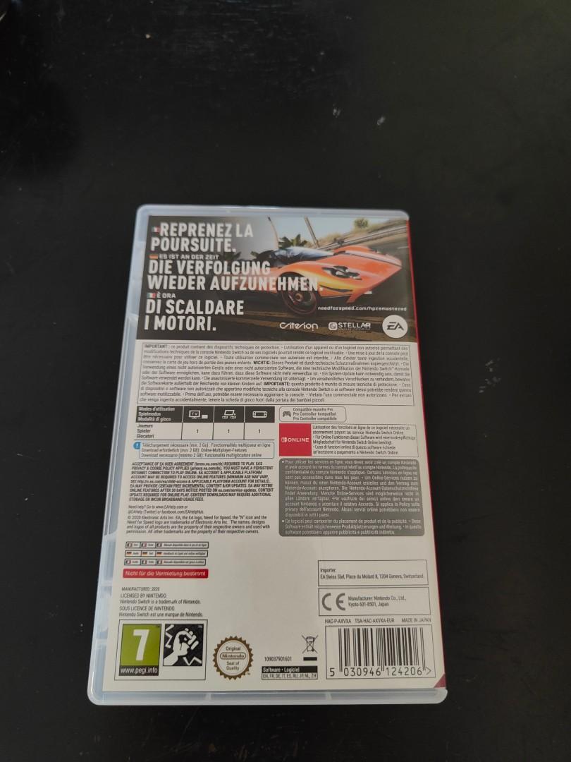 Switch need for speed, Video Gaming, Video Games, Nintendo on Carousell