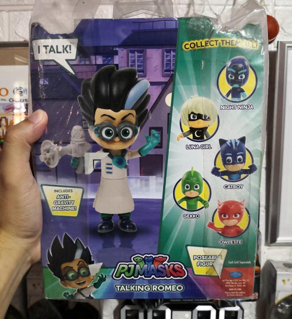 Talking ROMEO pj mask, Hobbies & Toys, Toys & Games on Carousell
