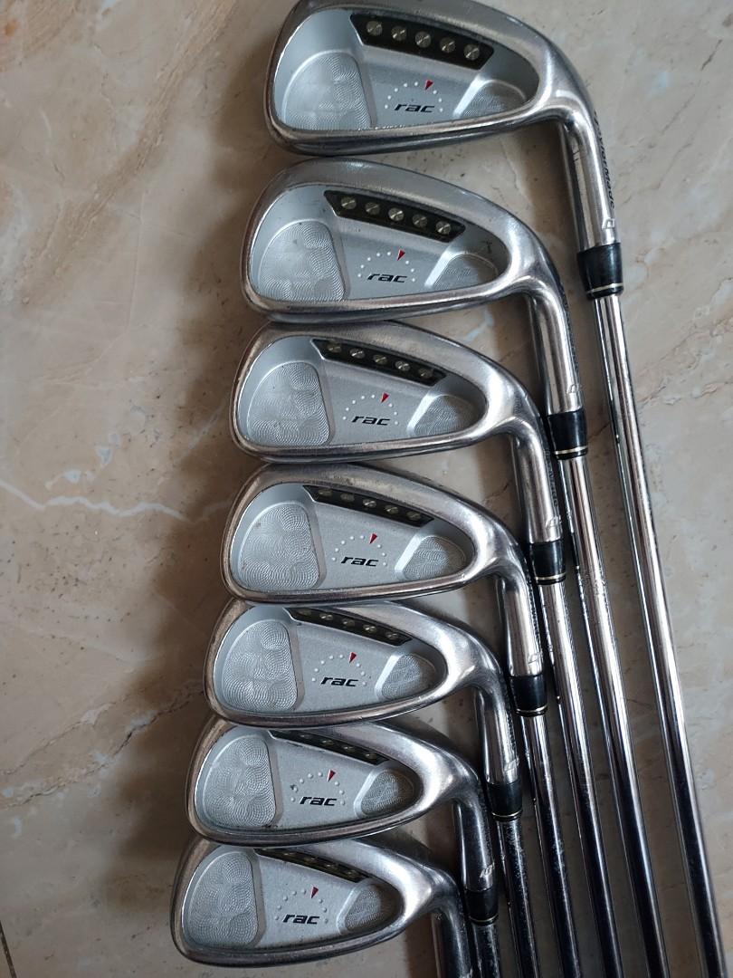 Golf Set: Taylormade RAC 4-PW irons, King Cobra Speedlab 9 deg driver ...