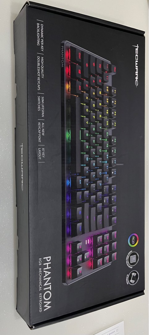 Techware Phantom 87 (Brown Switches) and HP Gaming Mouse m220 ...