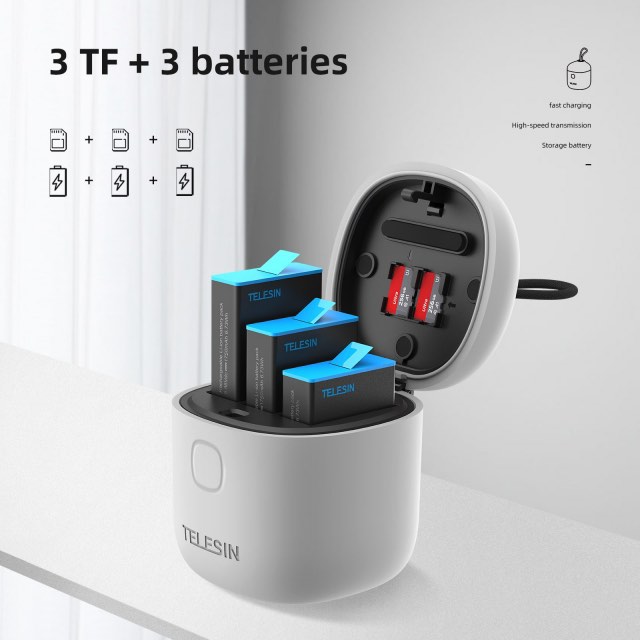 TELESIN Battery gopro9, Photography, Photography Accessories, Batteries ...