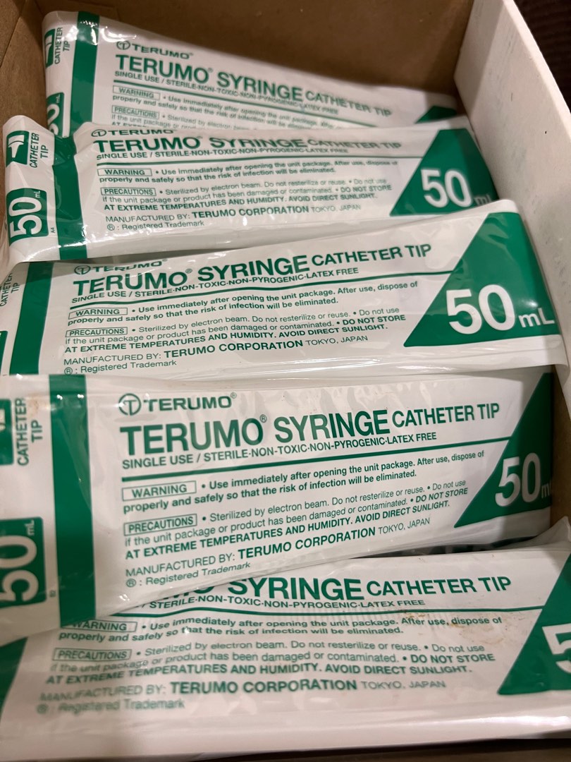 Terumo syringes, Health & Nutrition, Medical Supplies & Tools on Carousell