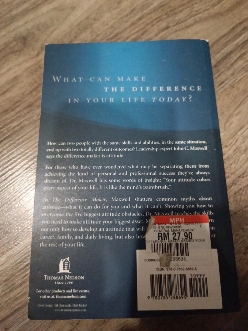 The Difference Maker, Hobbies & Toys, Books & Magazines, Assessment ...