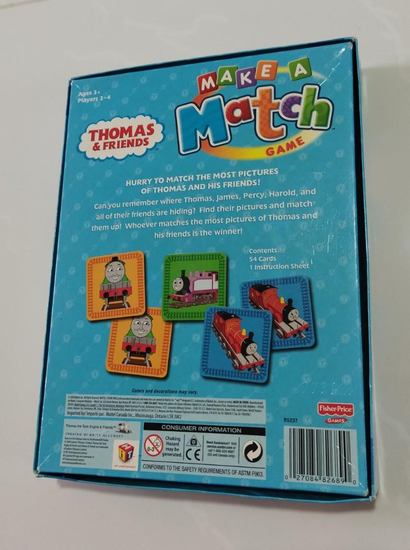 Thomas and friends make a match game / memory game, Hobbies & Toys ...