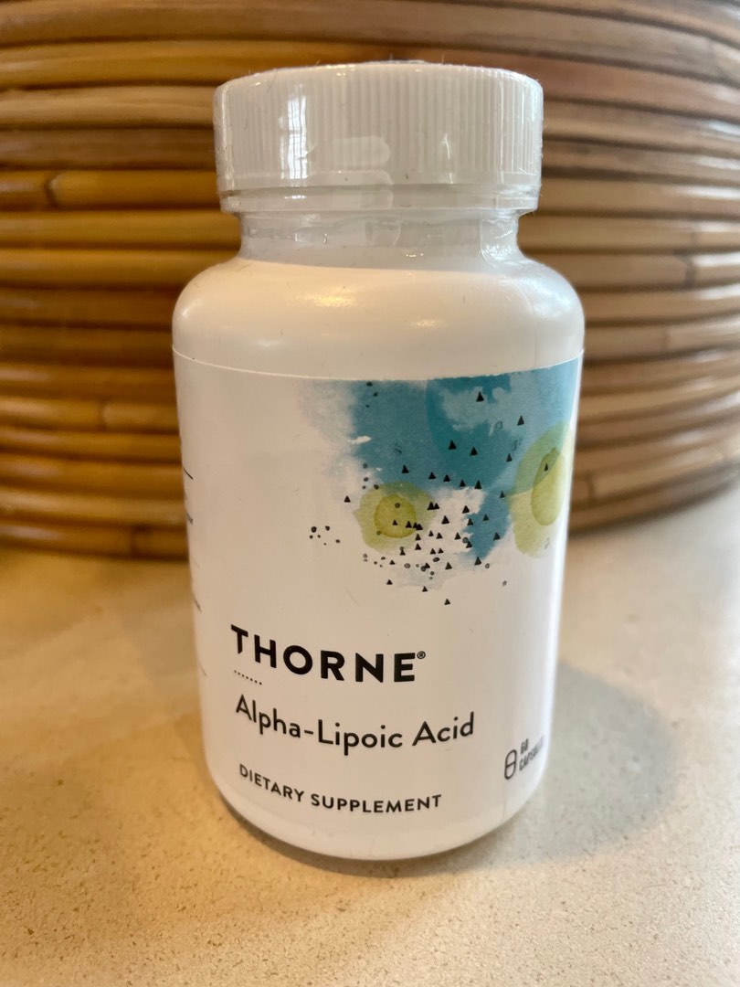 Thorne Alpha-Lipoic Acid - 60 Capsules, Health & Nutrition, Health ...