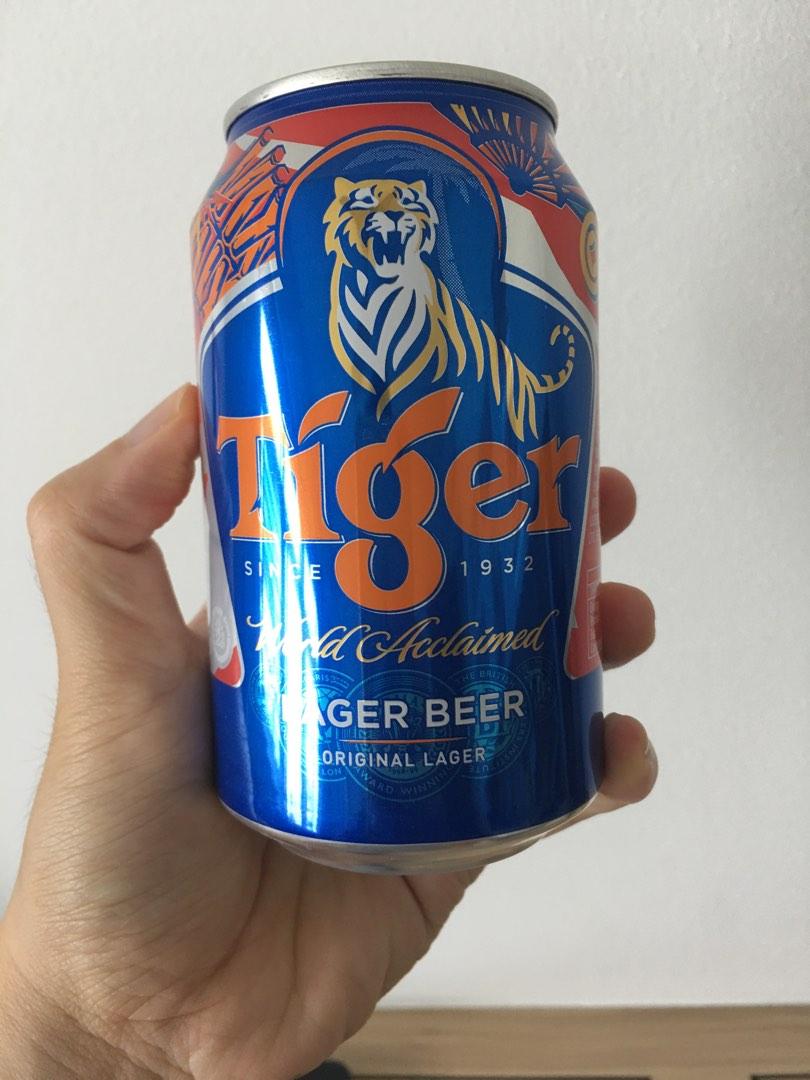 Tiger Lager Beer, Food & Drinks, Alcoholic Beverages on Carousell