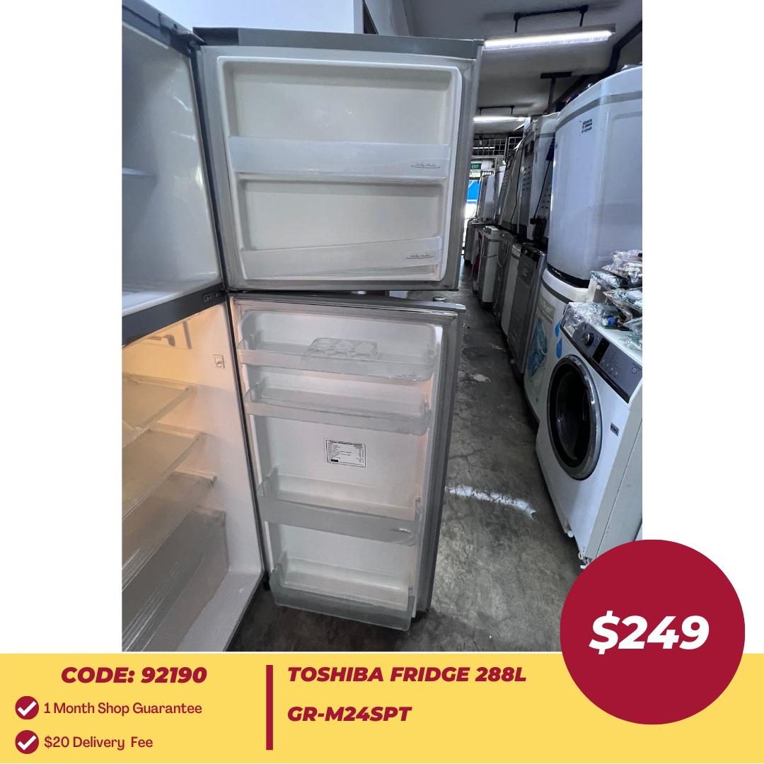 TOSHIBA Fridge 288L GR-M24SPT (92190), TV & Home Appliances, Kitchen ...