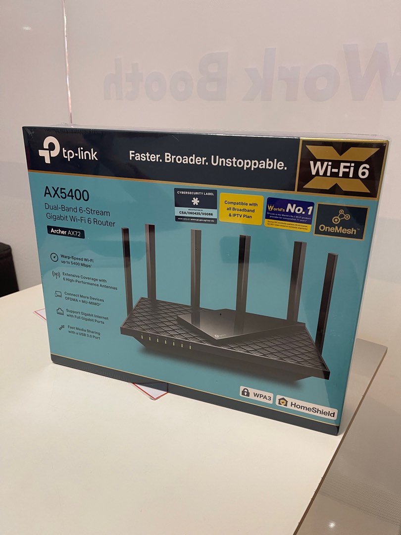 Tplink AX5400 wifi 6 router, Computers & Tech, Office & Business Technology on Carousell
