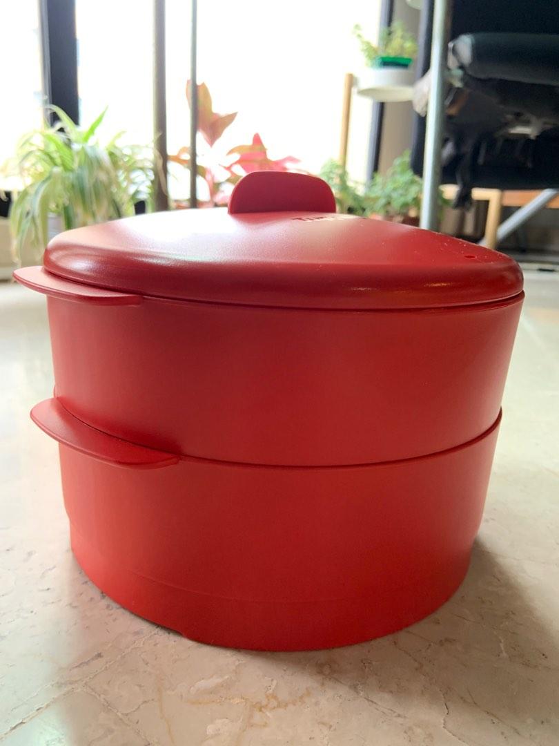 Tupperware 2 tier steamer, Furniture & Home Living, Kitchenware ...