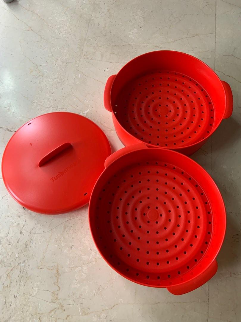 Tupperware 2 tier steamer, Furniture & Home Living, Kitchenware ...