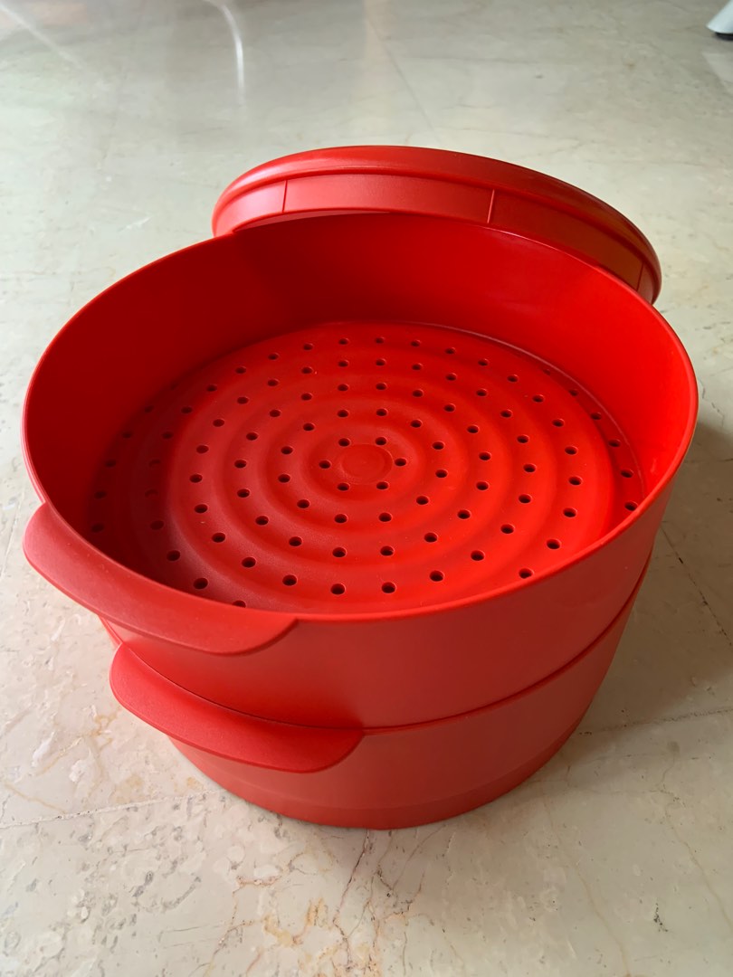 Tupperware 2 tier steamer, Furniture & Home Living, Kitchenware ...
