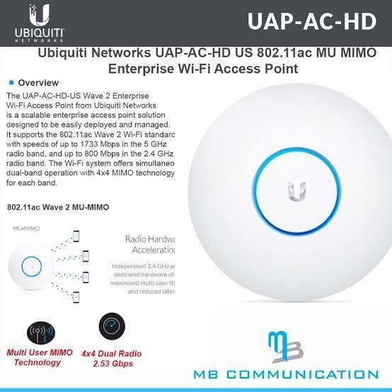 Ubiquity Unifi AC HD, Computers & Tech, Parts & Accessories, Networking ...