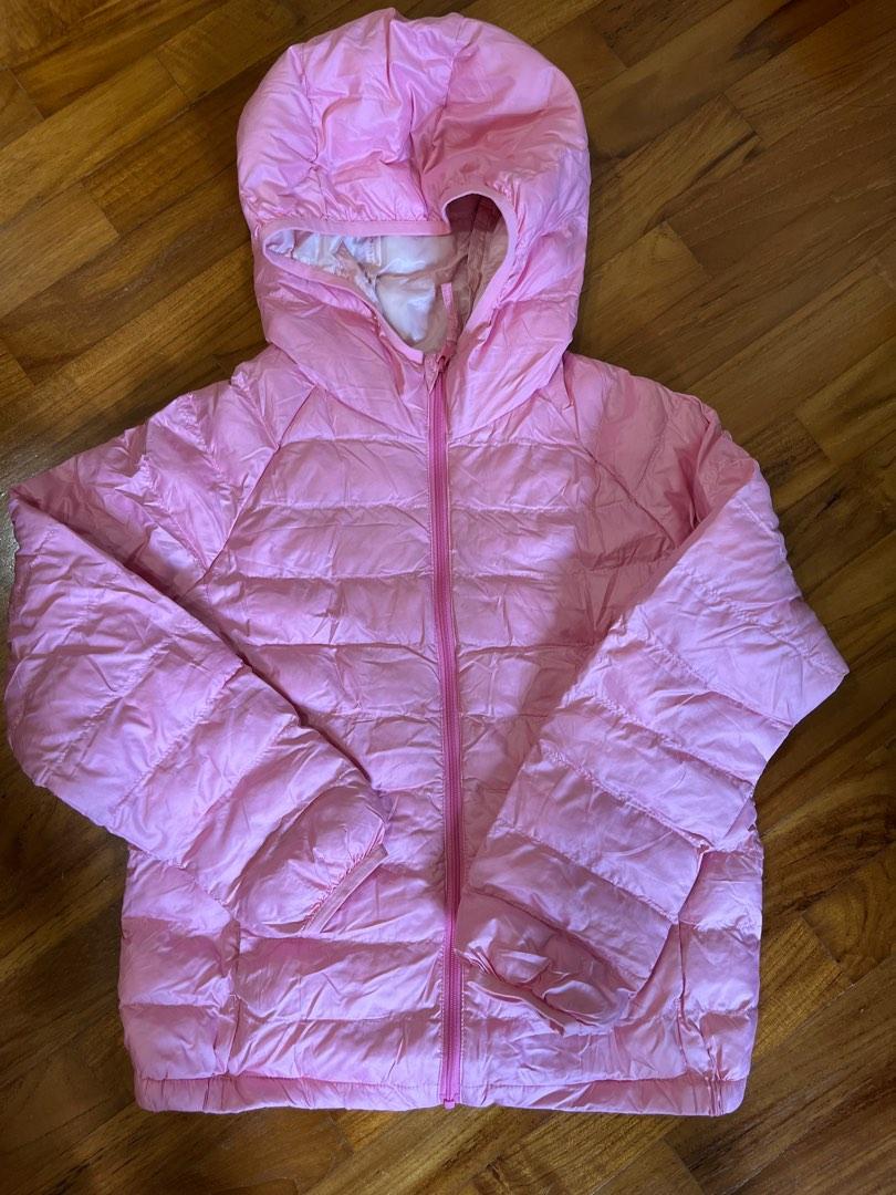 Uniqlo Jacket in Pink, Babies & Kids, Babies & Kids Fashion on Carousell