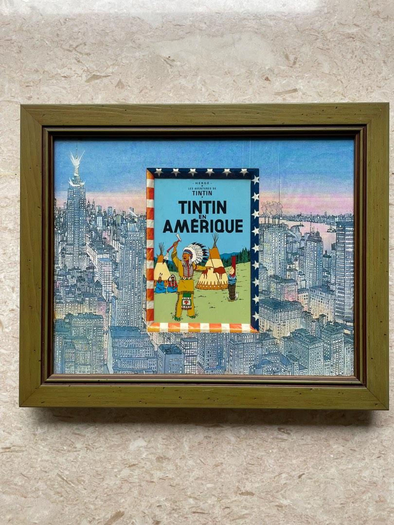 Unique Tintin album cover frames, Hobbies & Toys, Memorabilia ...