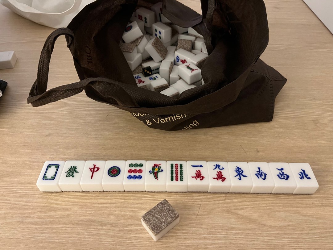 Used Mahjong (No box), Hobbies & Toys, Toys & Games on Carousell
