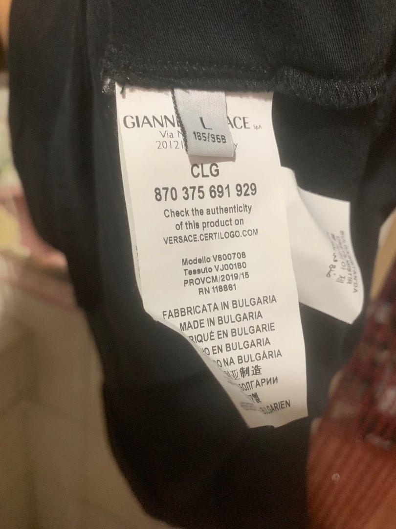 Versace half face logo, Men's Fashion, Tops & Sets, Tshirts & Polo ...