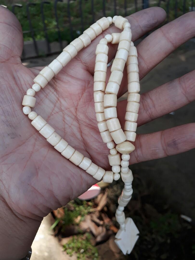 Vintage Blessed ivory bone rosary, Hobbies & Toys, Memorabilia ...