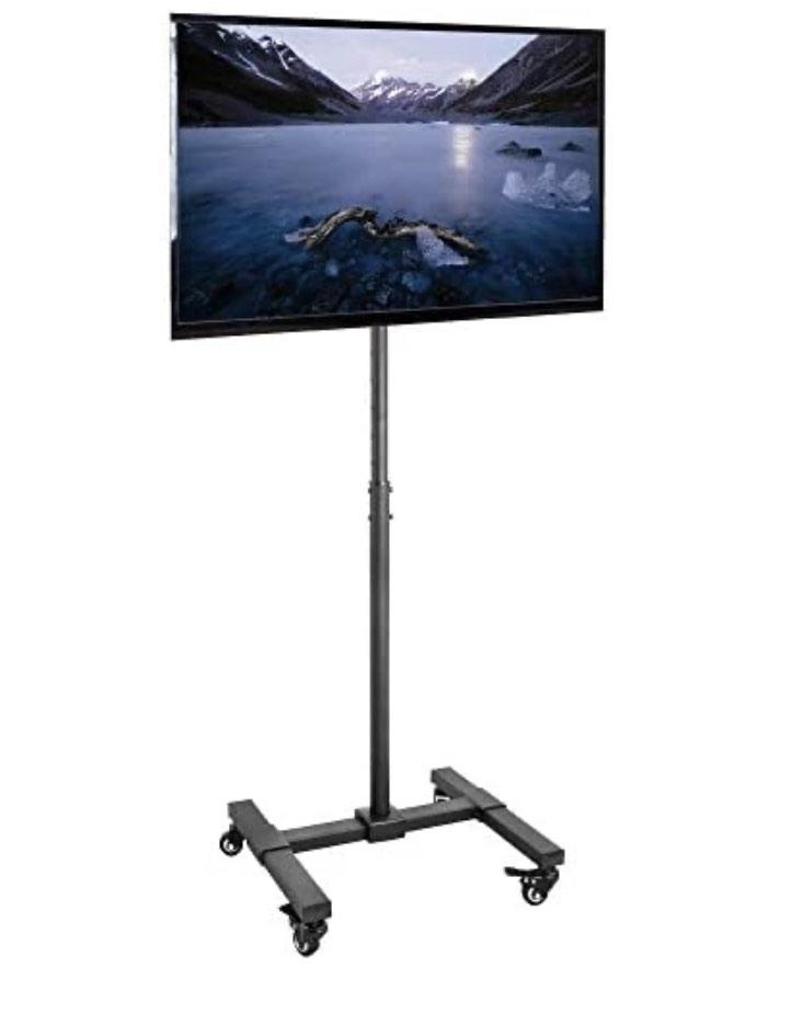 VIVO Mobile TV / Monitor stand for 13 to 50 inch Screens up to 44 lbs ...