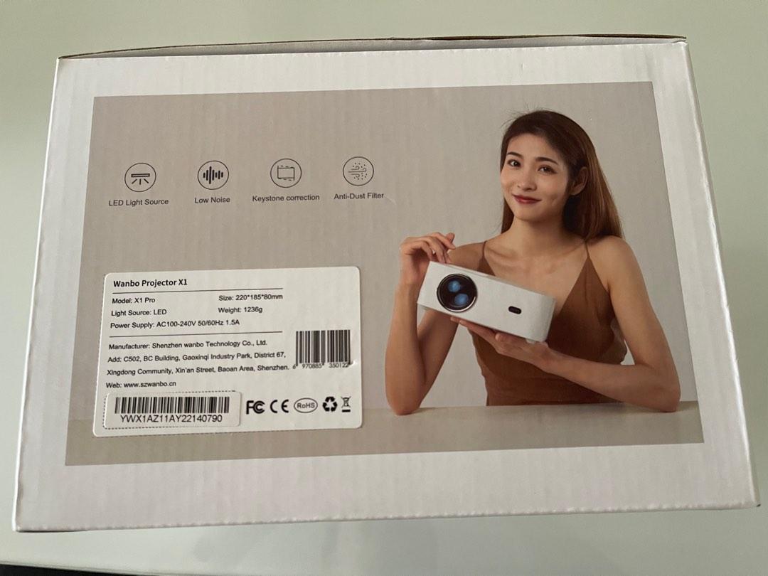 Wanbo Projector X1 Pro, TV & Home Appliances, TV & Entertainment ...