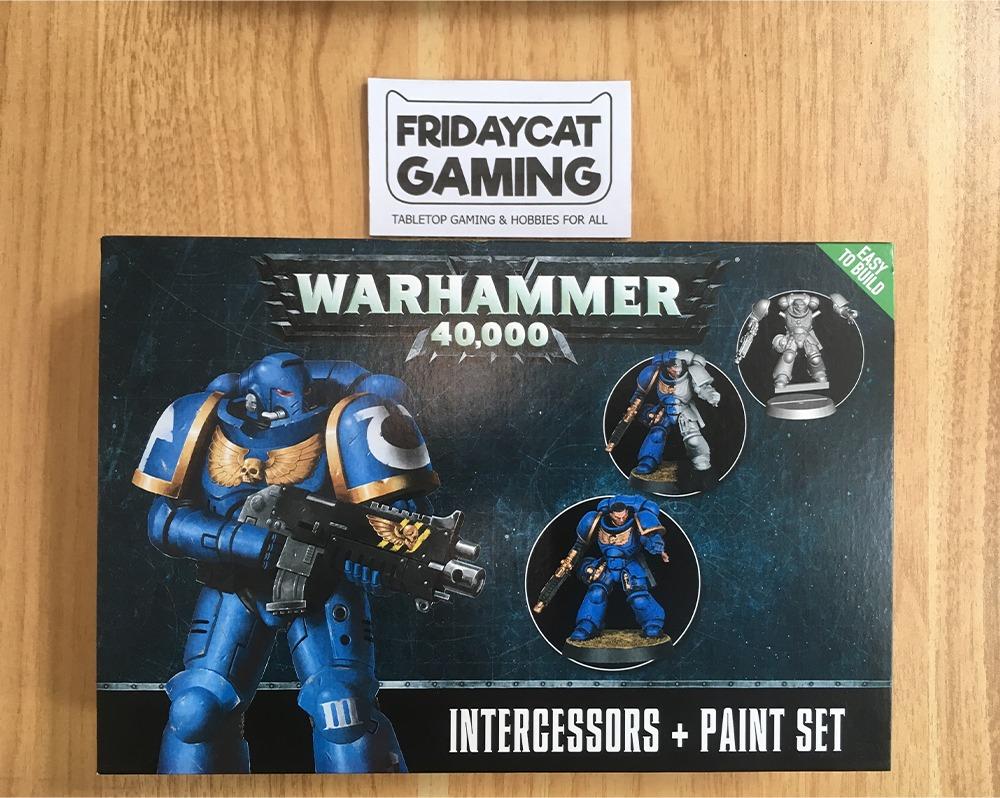 Warhammer 40000: Space Marine Intercessors + Paint Set, Hobbies & Toys ...