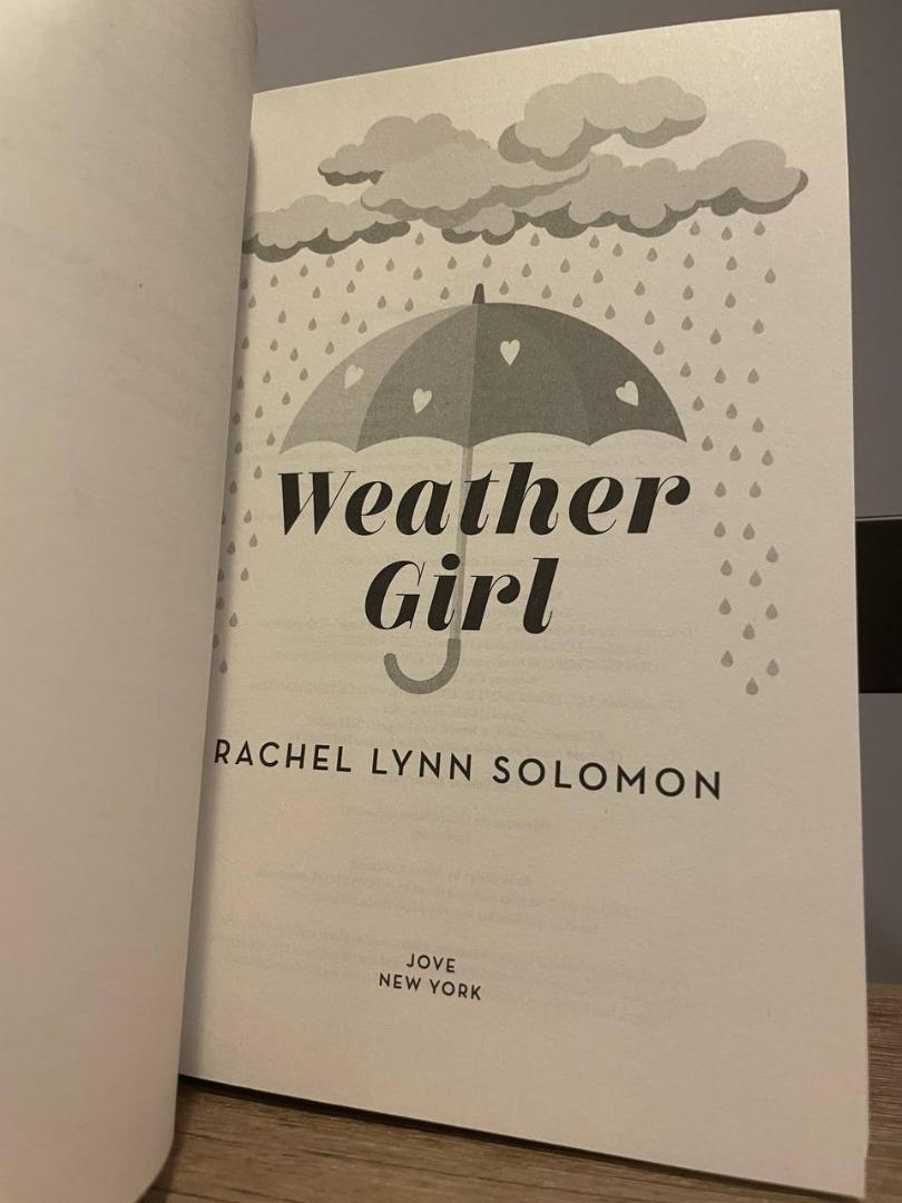 Weather Girl by Rachel Lynn Solomon, Hobbies & Toys, Books & Magazines ...