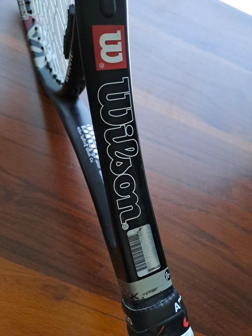 Wilson Racket Mach Series, Sports Equipment, Sports & Games, Racket ...