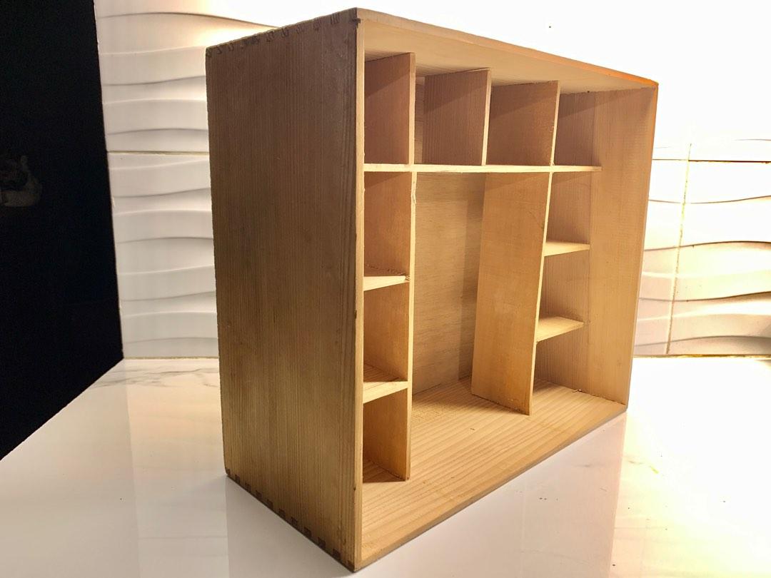 Wooden Mini Display Rack | Wooden Open Mini Shelves |, Furniture & Home ...