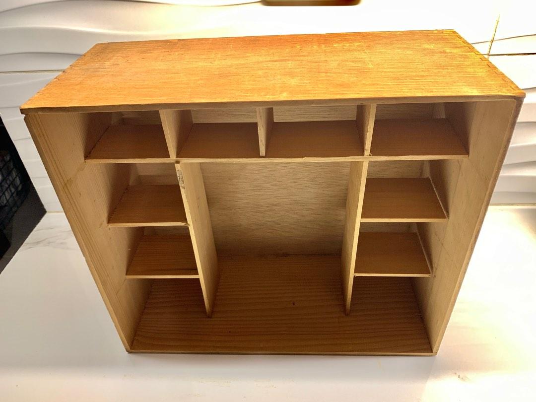 Wooden Mini Display Rack | Wooden Open Mini Shelves |, Furniture & Home ...