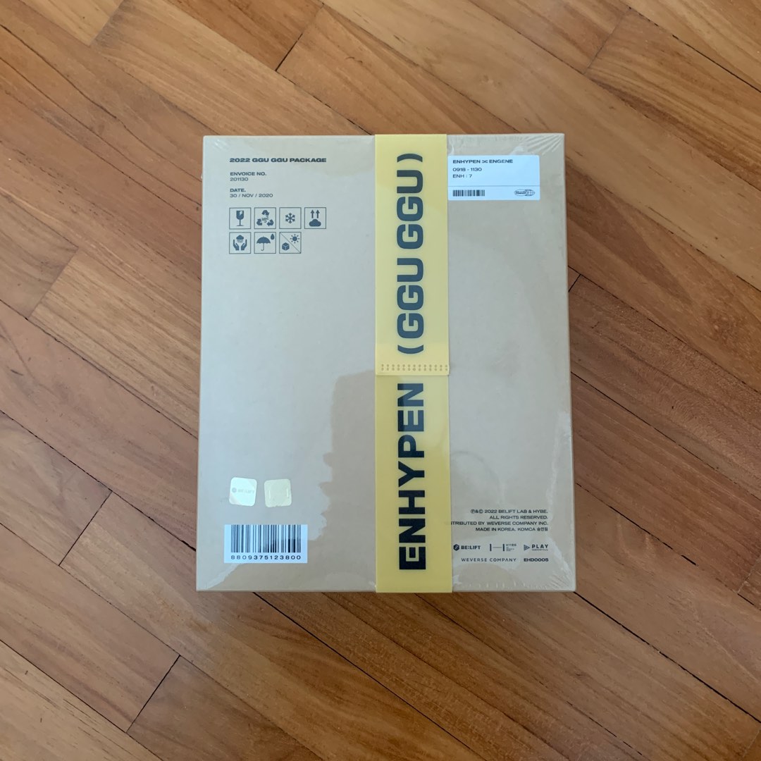 WTS SEALED ENHYPEN GGU GGU PACKAGE 2022, Hobbies & Toys, Memorabilia ...
