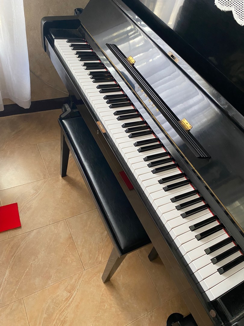 Yamaha upright piano(not sure what model), Hobbies & Toys, Music ...
