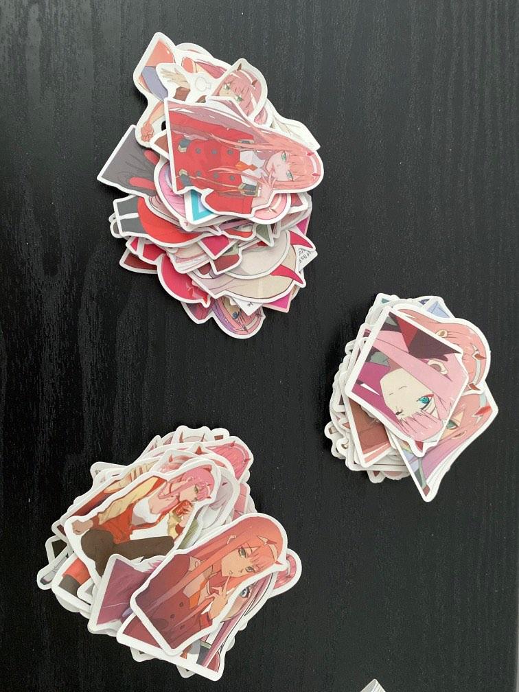 zero-two stickers (45pieces), Hobbies & Toys, Memorabilia ...