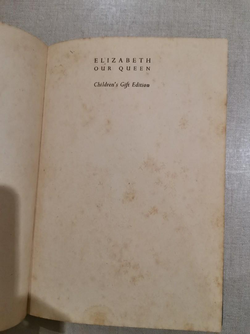 1953 QEII Queen Elizabeth book coronation children's gift edition MGS ...