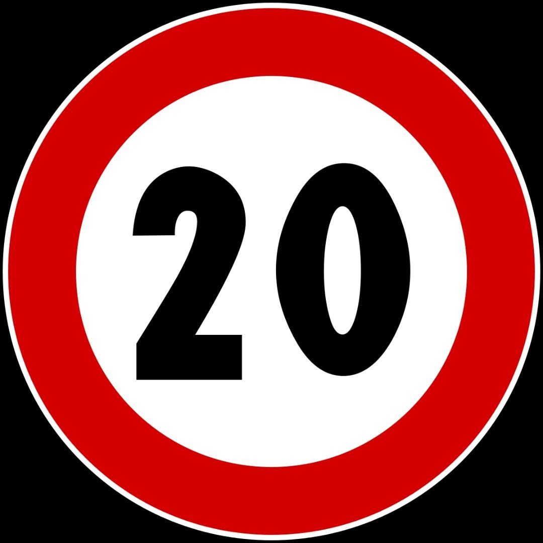 20km/h Traffic sign, Commercial & Industrial, Industrial Equipment on ...