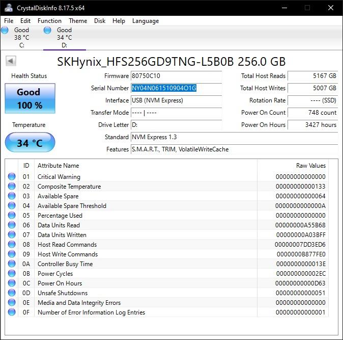 256GB PC601 96-LAYER NAND SK Hynix M.2 NVME SSD OEM, Computers & Tech ...