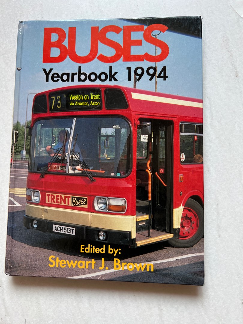 [28年前英國珍藏集] 珍貴巴士寫真書 書Bus Yearbook 1994 見證歷史 模型 生日 保存完好, 興趣及遊戲, 玩具 & 遊戲類 ...